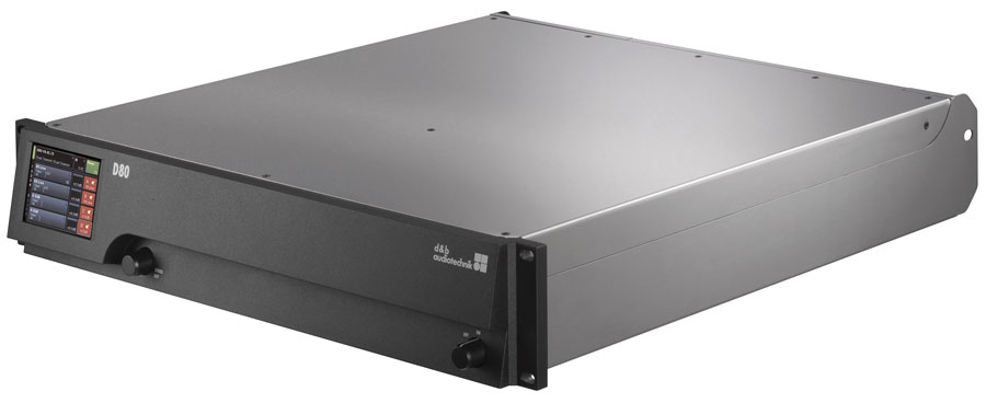 D80 : la nouvelle plateforme d’amplification d&b | SoundLightUp.
