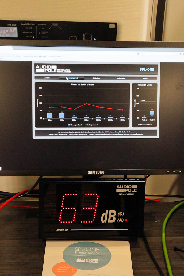 Limiteur de niveau acoustique Audiopole SPL-ONE | SoundLightUp.