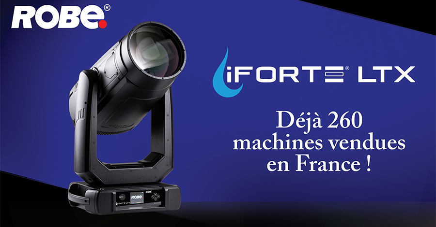 Début de carrière du Robe iFORTE LTX en France | SoundLightUp.